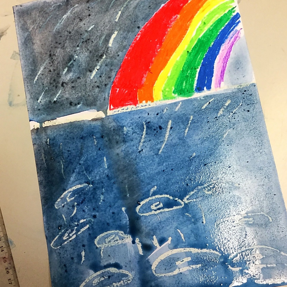 Willingham Primary School - Year 1 & 2: Weather painting